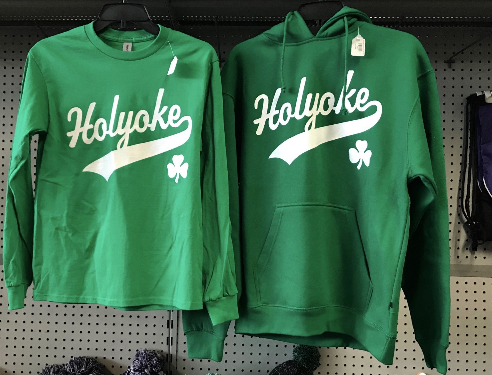 The "Original Holyoke Shamrock Hooded Sweatshirts and T-Shirts are back ...
